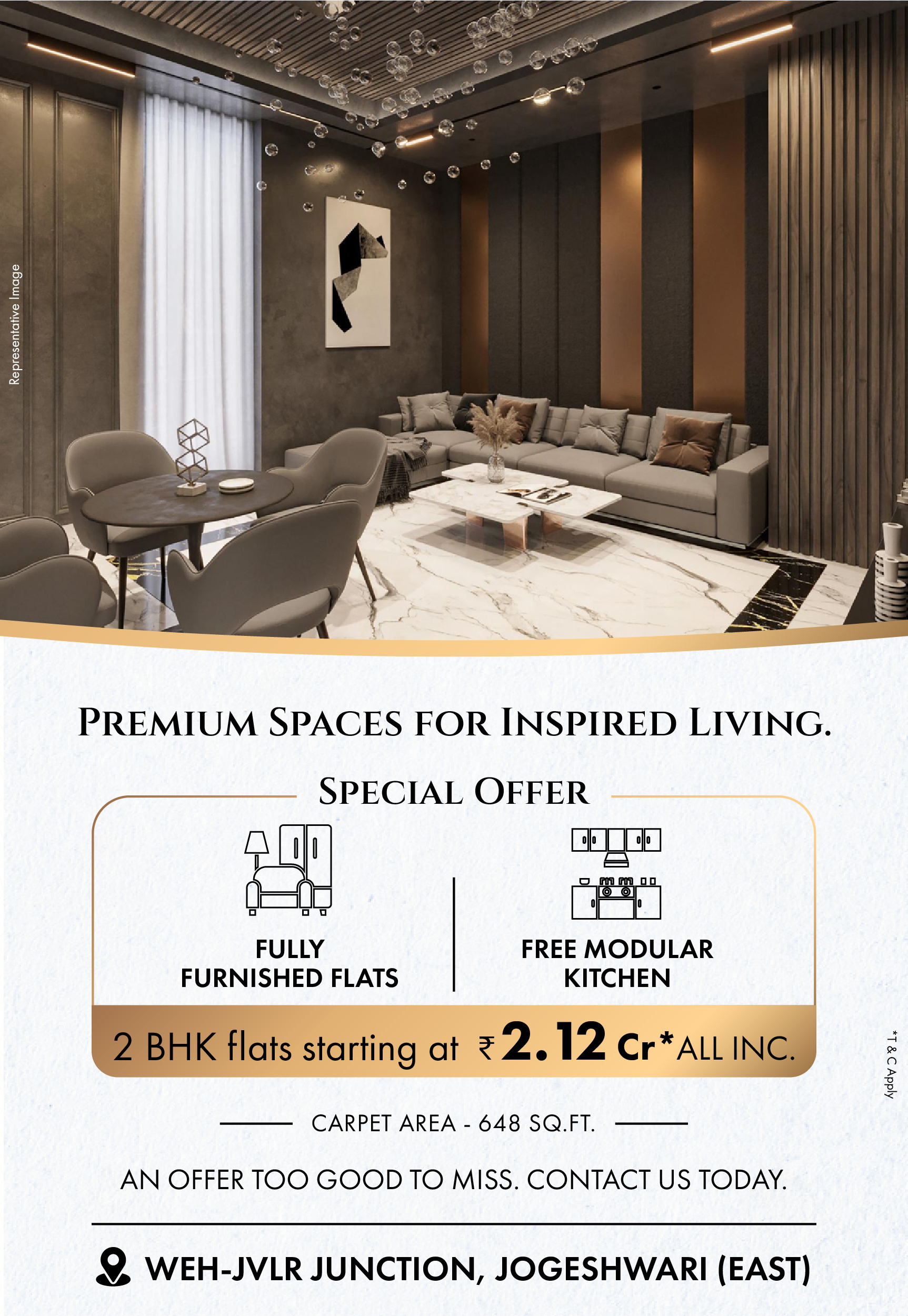 2 BHK Flats in Jogeshwari East | Avant Heritage - V | Luxury Apartments ...